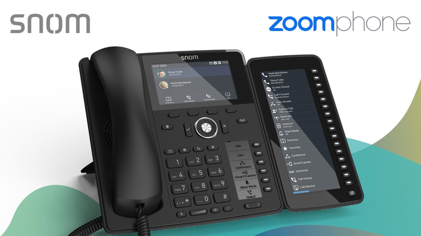 Los teléfonos serie D7xx de Snom pasan a formar parte del hardware certificado de Zoom | Al día ...